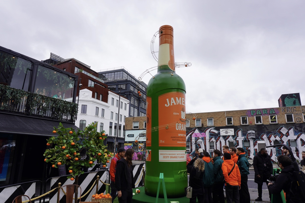 Jameson Orange Whiskey Bottle - 3D Eye